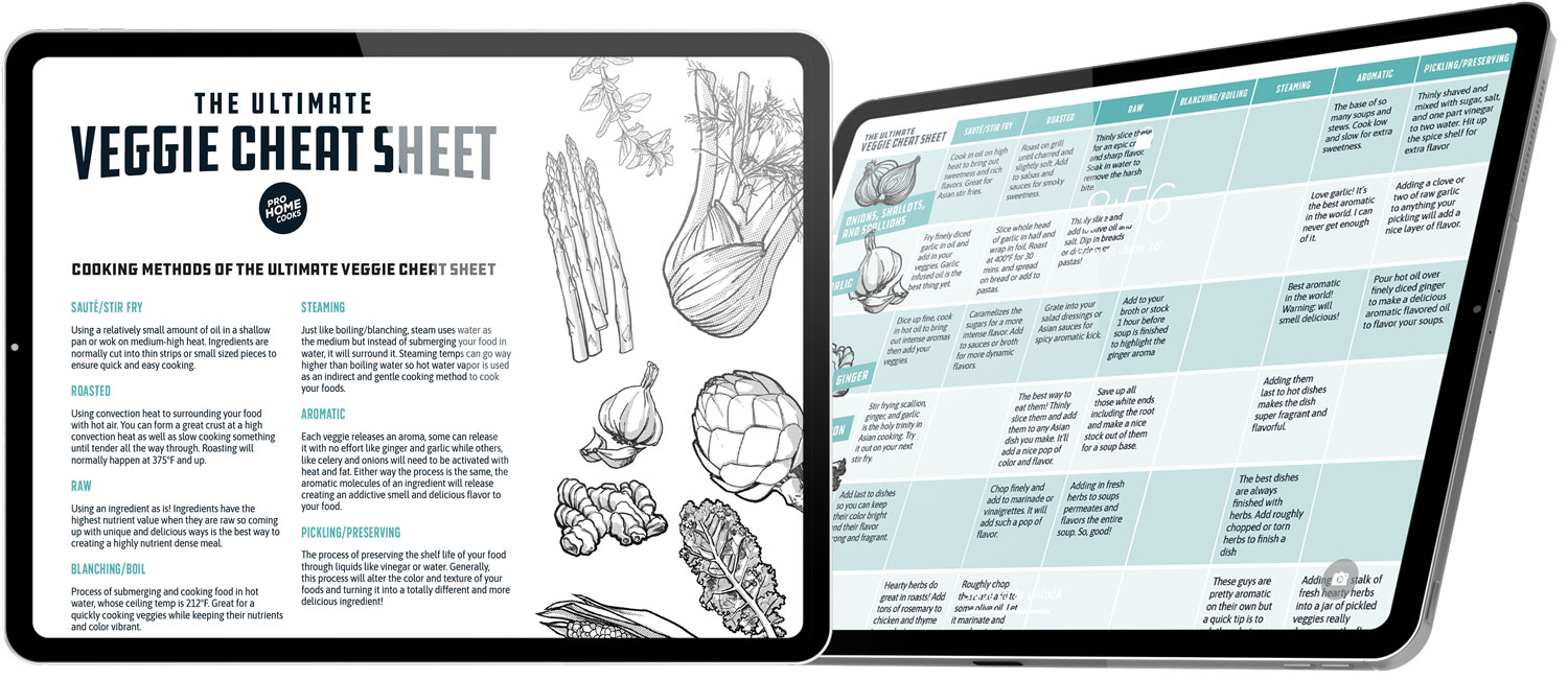 Veggie Guide Opt-In - Pro Home Cooks by Mike Greenfield